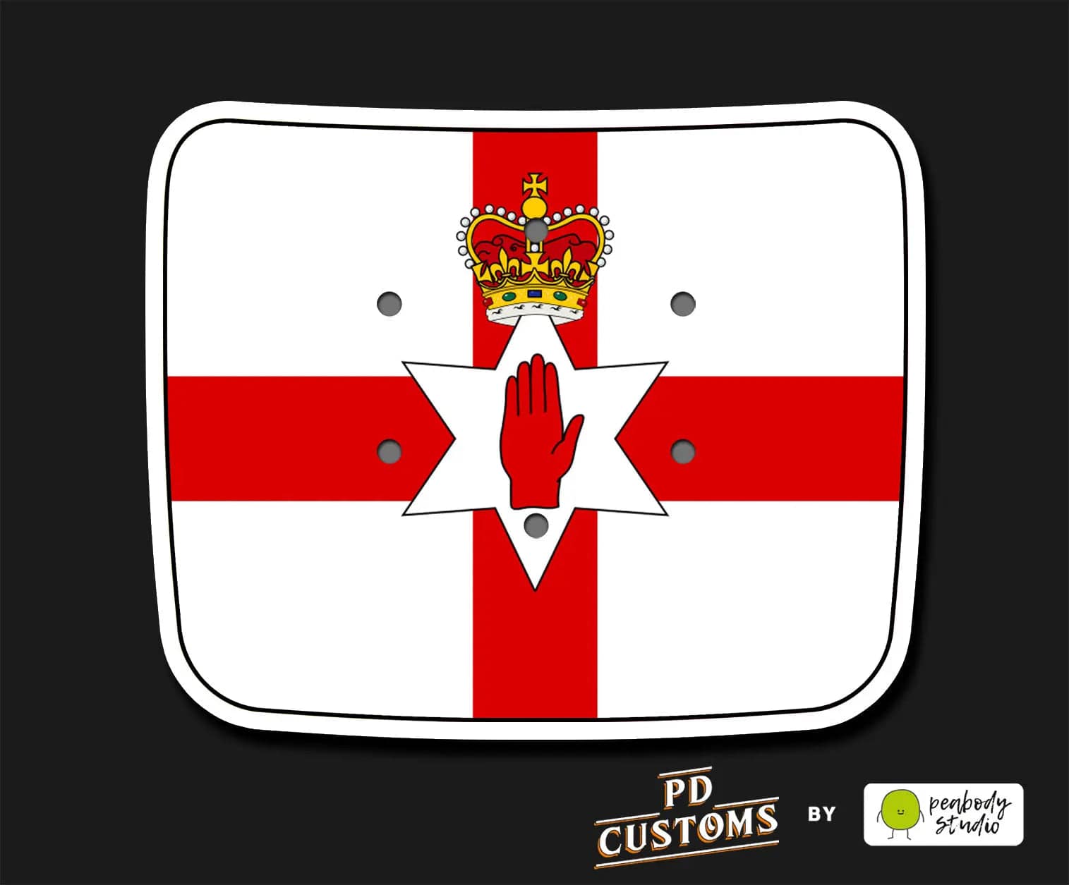 Northern Ireland Flag Magnetic Perfect Draft Drip Tray – PD Customs