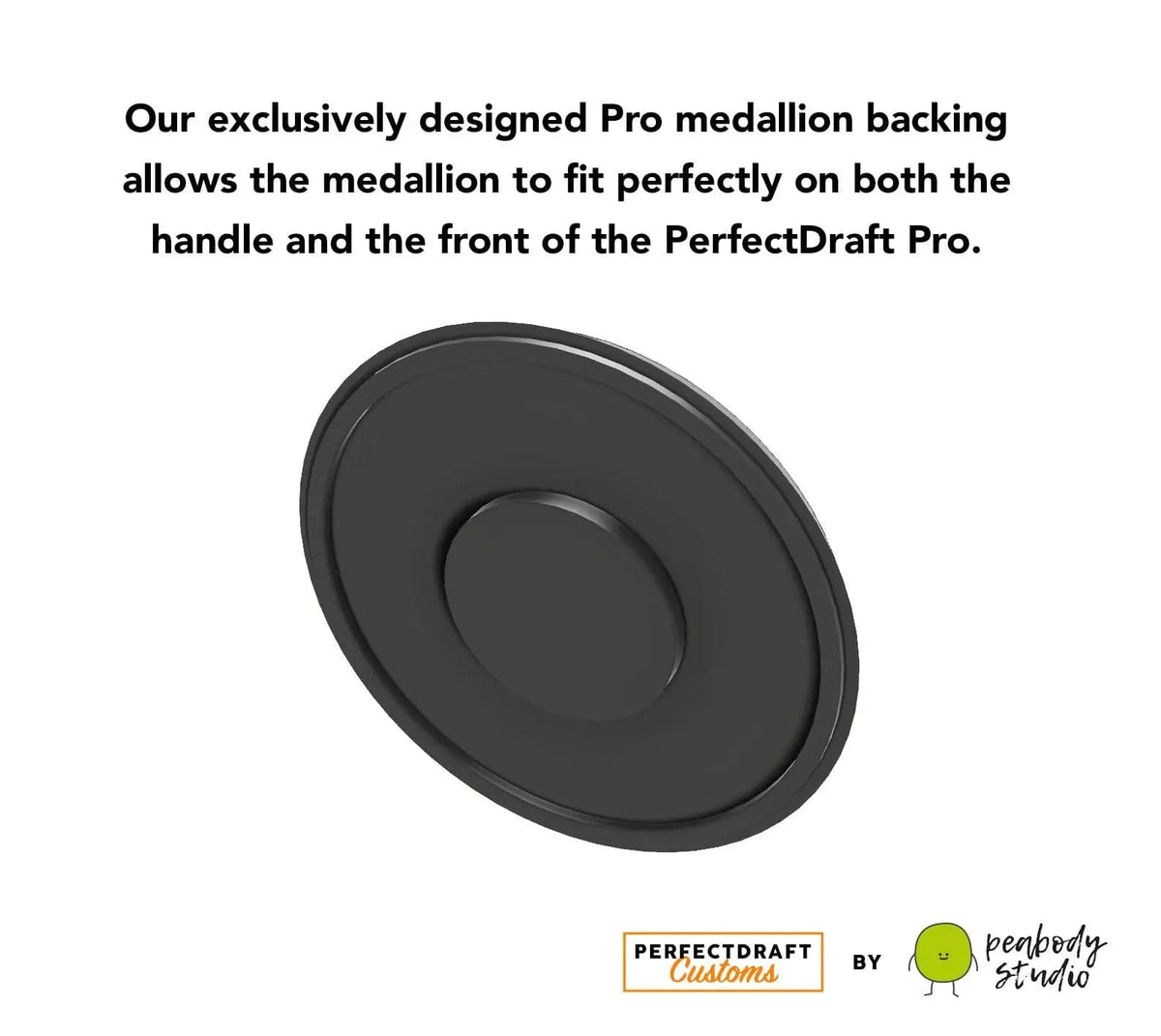 Veza Sur Logo (Black) Perfect Draft Pro Medallion – PD Customs