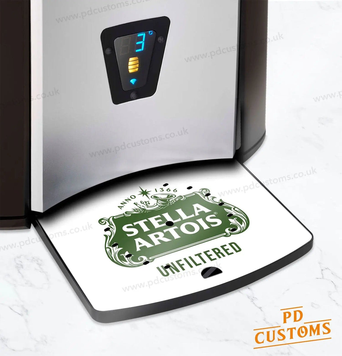 Stella Artois Unfiltered Magnetic Perfect Draft Drip Tray – PD Customs