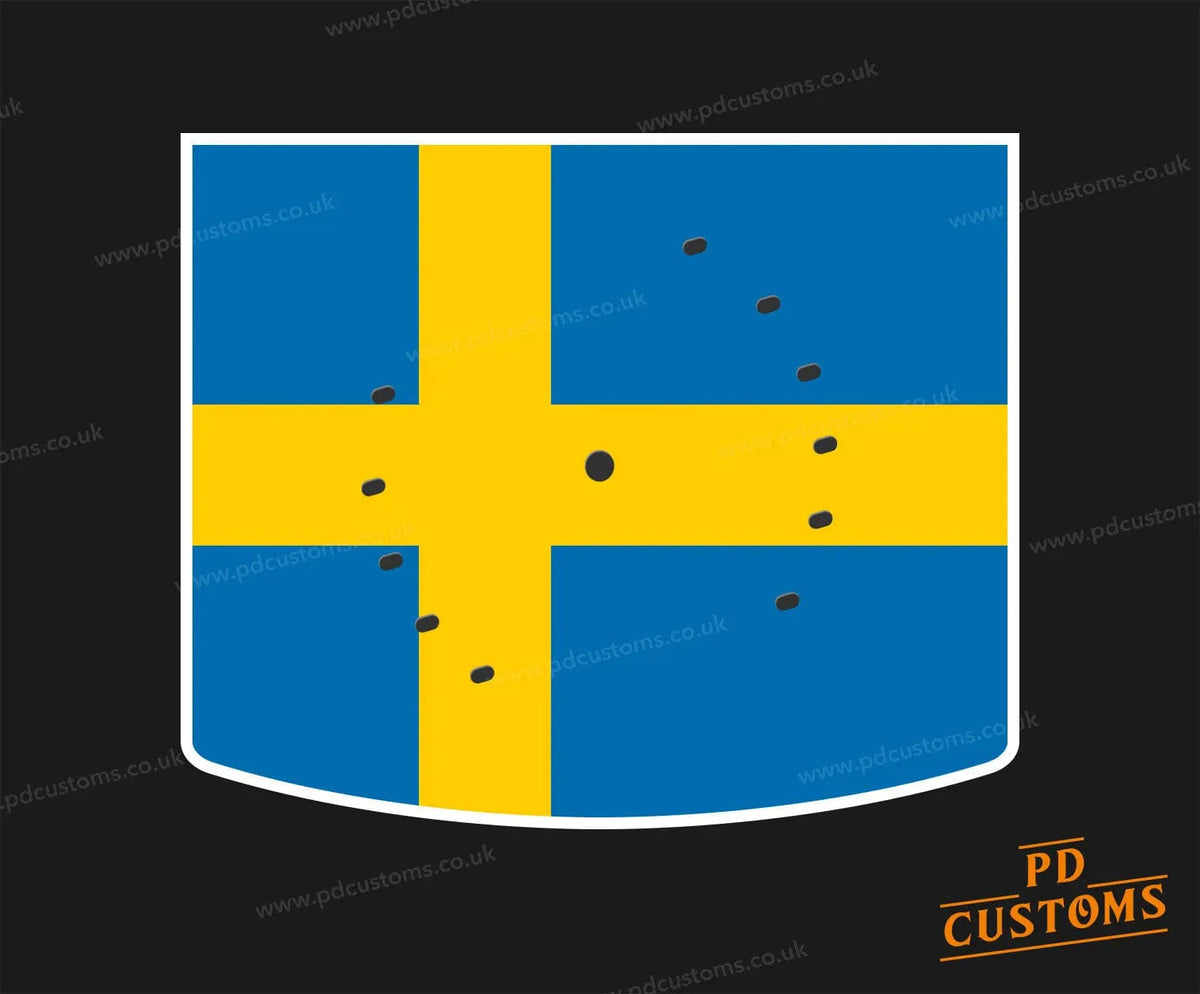 Swedish Flag Sveriges Flagga Magnetic Perfect Draft Drip Tray – PD Customs