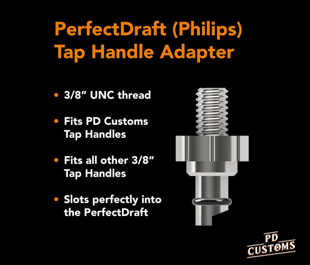 Perfect Draft Tap Handle Adapter 3/8 inch UNC – PD Customs