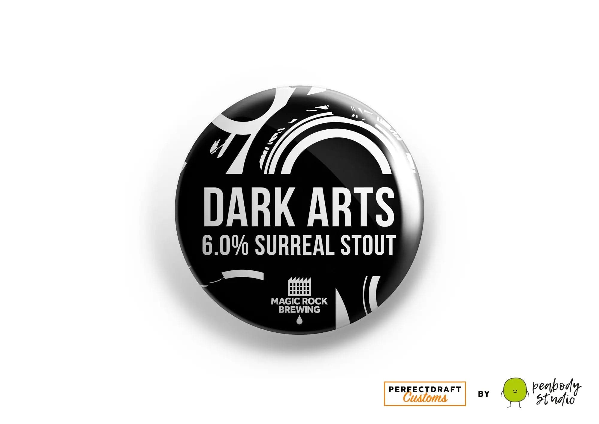 Dark Arts (Magic Rock) Perfect Draft Medallion Magnet – PD Customs