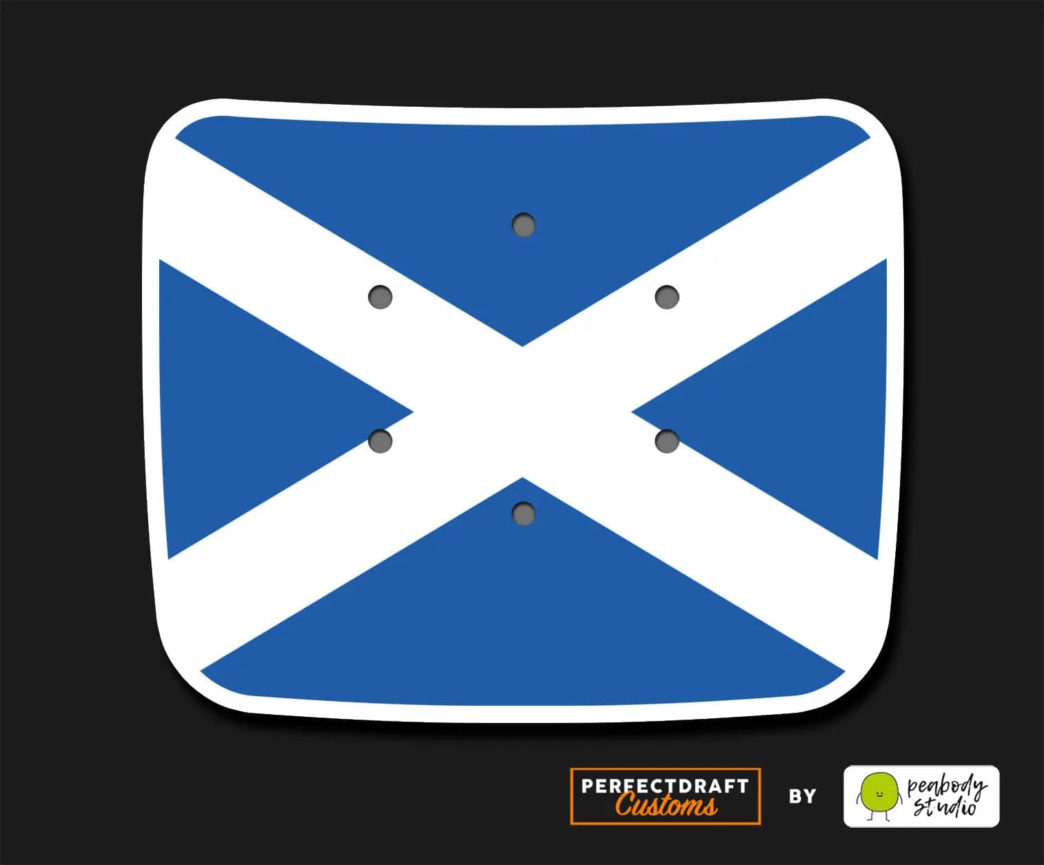 Scotland Flag Magnetic Perfect Draft Drip Tray – PD Customs